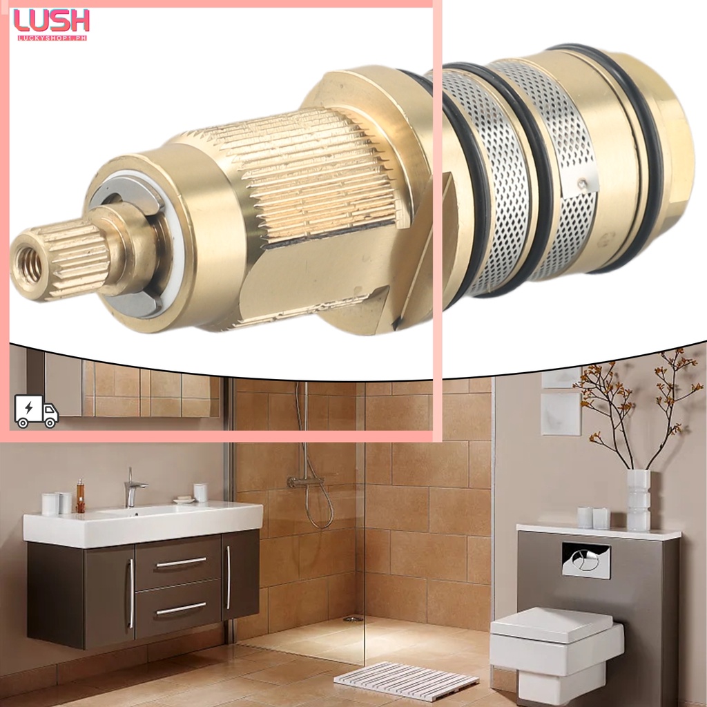[LUCKYSHOP1] Brass Replacement Thermostatic Cartridge Shower Mixer ...