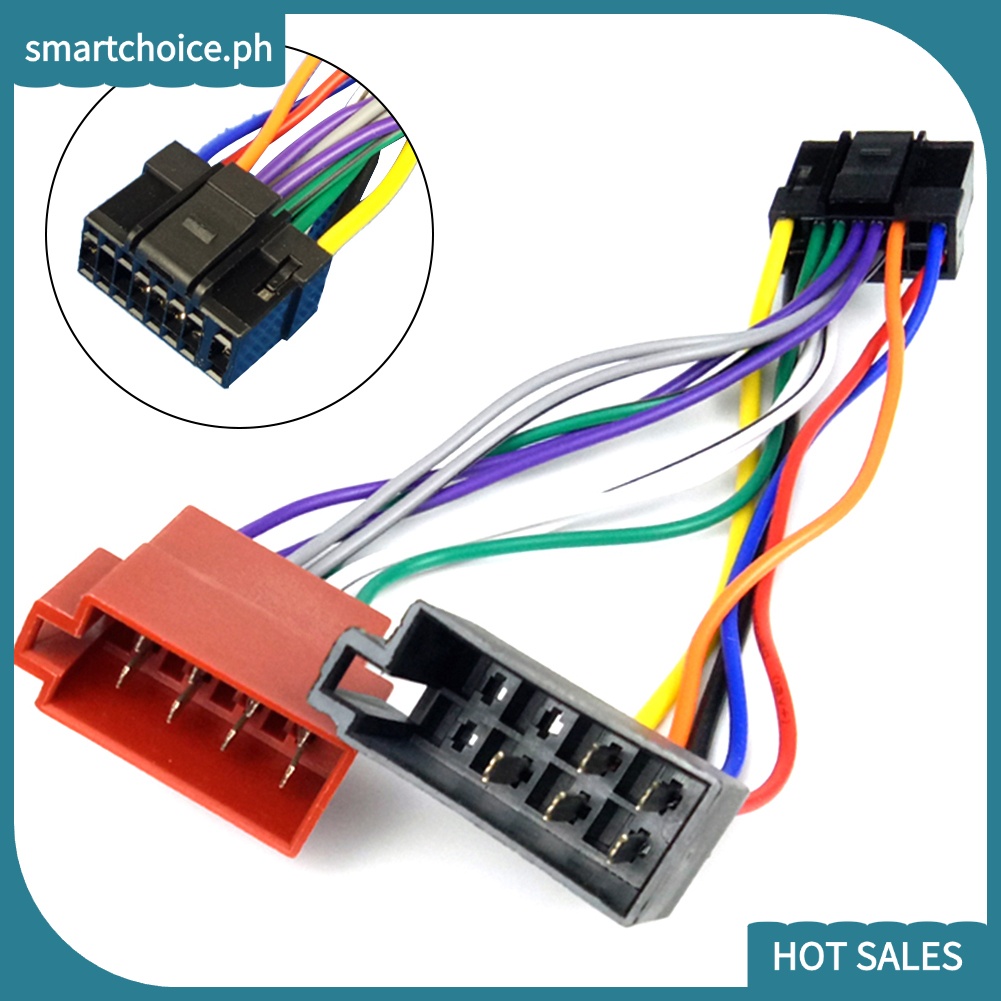 [SMT] 16Pin Radio Wiring Harness Adapter Compatible For Alpine Car ...