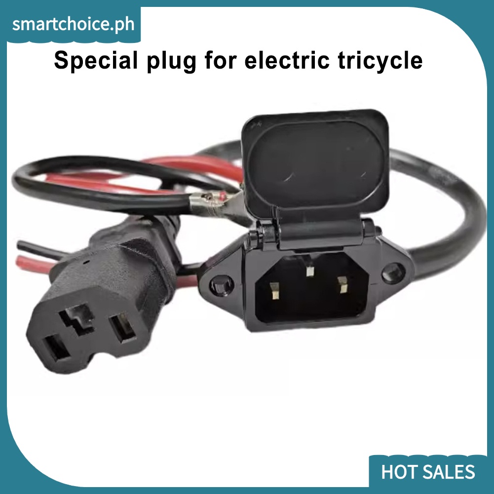 [SMT] Connector Discharge Electric Bike Charging Plug Socket Large ...