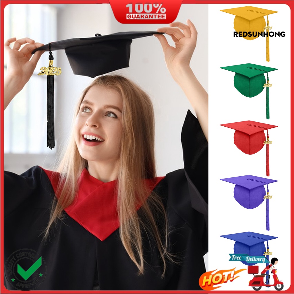 COD→ Graduation Cap with 2025 Tassel Unisex Adult Matte Graduation Caps ...