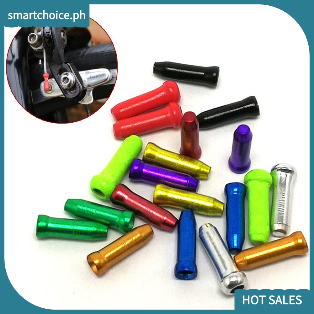 [SMT] 50Pcs Shift Cable Tips Brake Gear Cable Line End Cap Ferrules for ...
