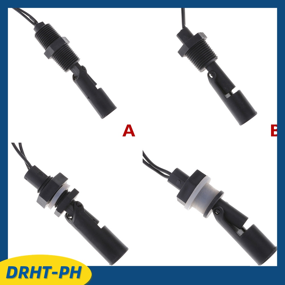 [DRHT] Water Level Sensor Horizontal Liquid PP Side Mount Float Switch ...