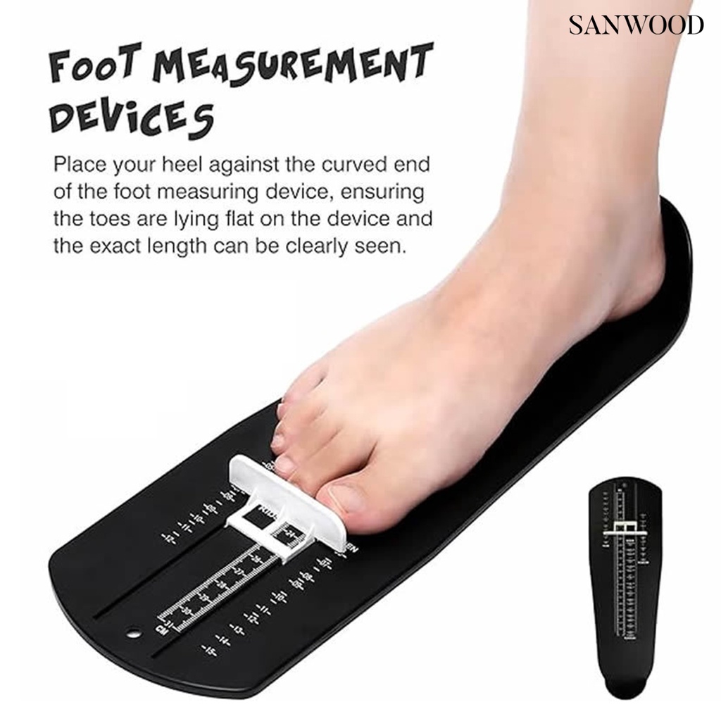 Sanwood Shoe Size Measuring Device Infant Kids Men Women Foot Length ...