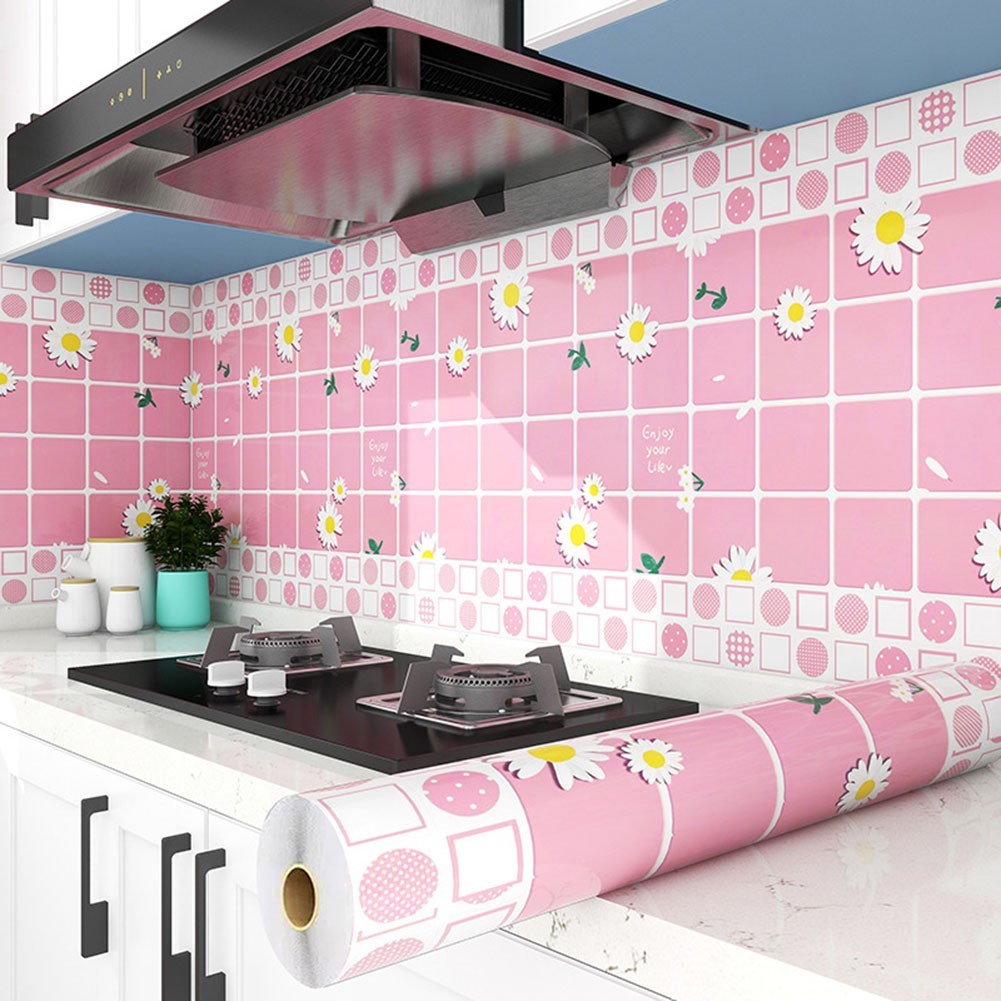 300cm Kitchen Worktop Covering Cupboard Stickers Vinyl Wrap Film ...