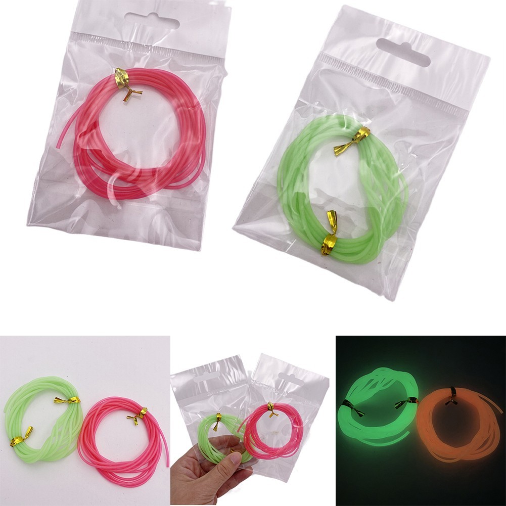 [MKO] 2m Fishing Luminous tube Light Line Glow Anti Rig Tube Tubing ...