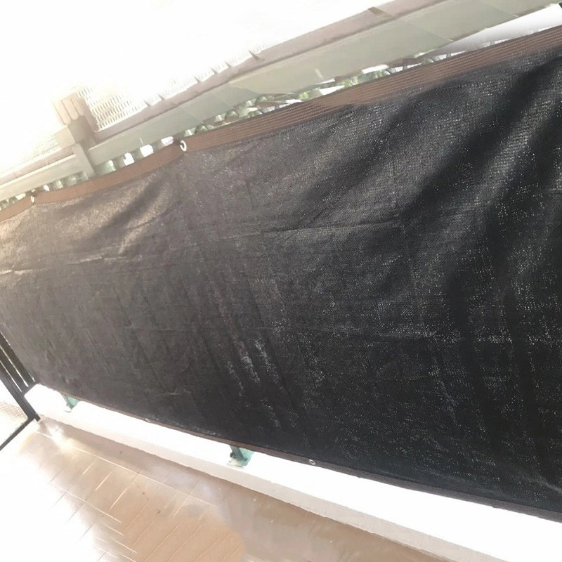 Sun Shade Privacy Net - Black Fence Cloth Patio UV Block | Shopee ...