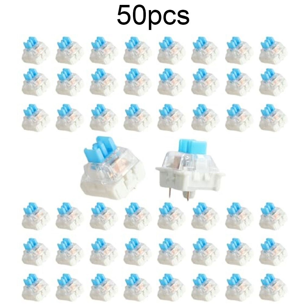[LCY] 50 PCS Keyboard Switch Keyboard Clicker Key Replacement 3 Pin ...