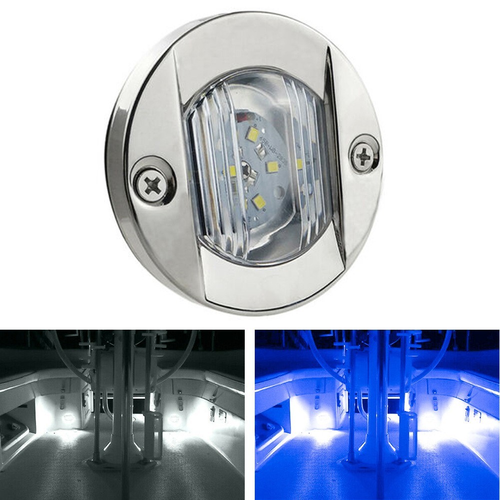 [MR-Hot] 1PC White Round Marine Boat LED Stern Light Cabin Deck ...