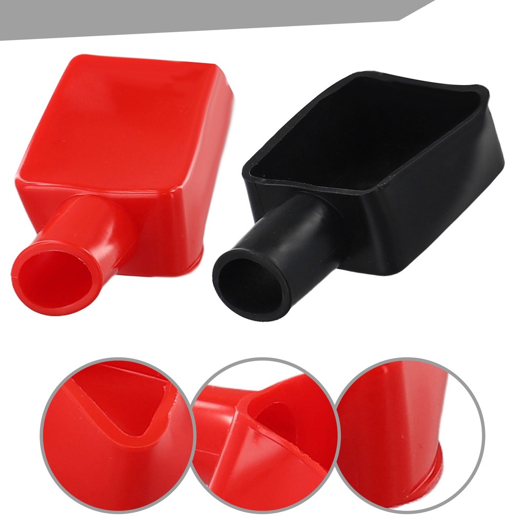 ⭐ Hot selling ⭐ High Quality Pair Battery Terminal Covers Classic Car ...
