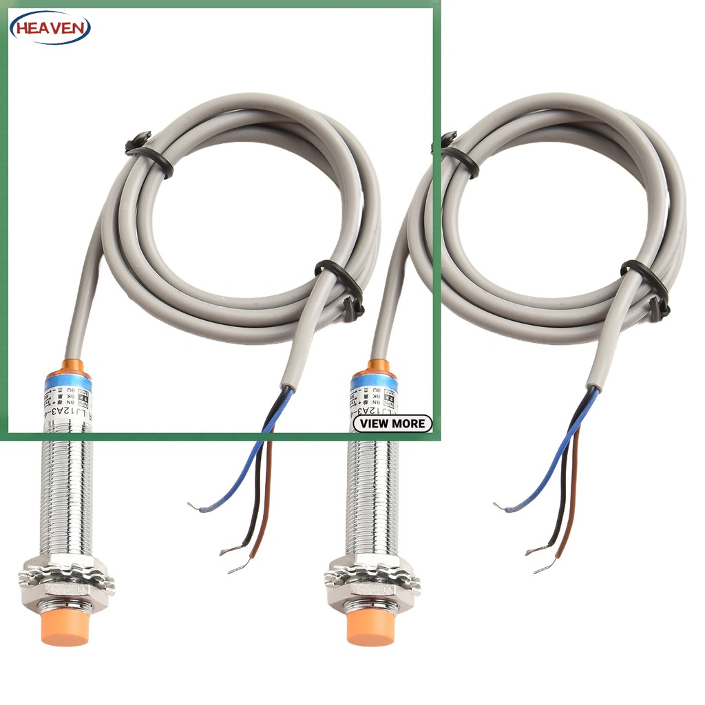 [heaven] 2PCS LJ12A3-4-Z/BX Inductive Proximity Sensor Switch NPN 6V ...