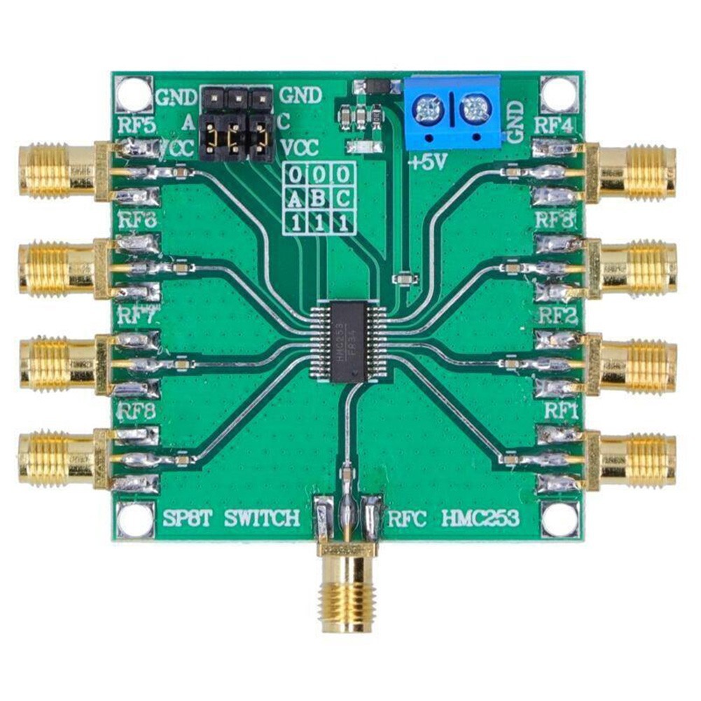 ISHOWMAL ️HMC253 RF Switch Module Open 8 RF Switch for SMA DC2.5 GHz 3V ...