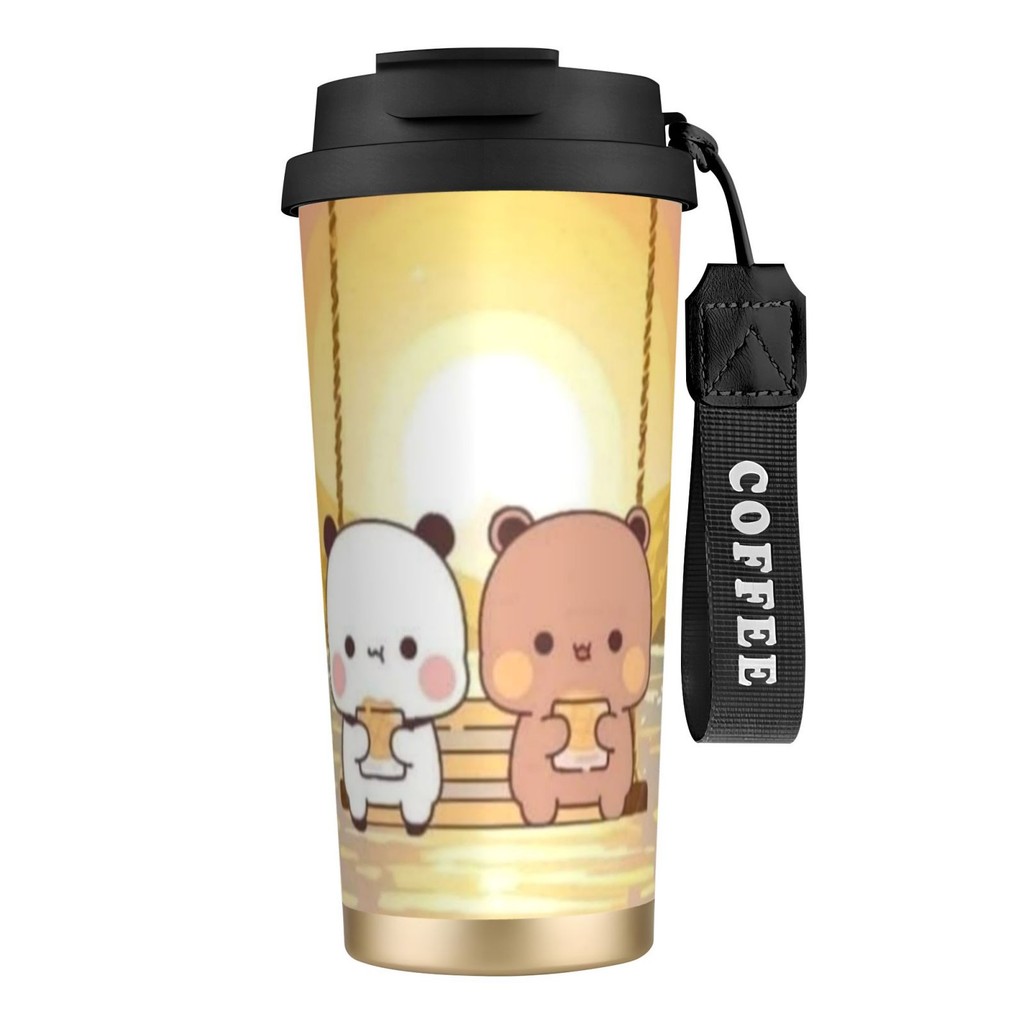 Bubu And Dudu Coffee Tumbler Leak Proof -500ml Insulated Coffee Mug ...
