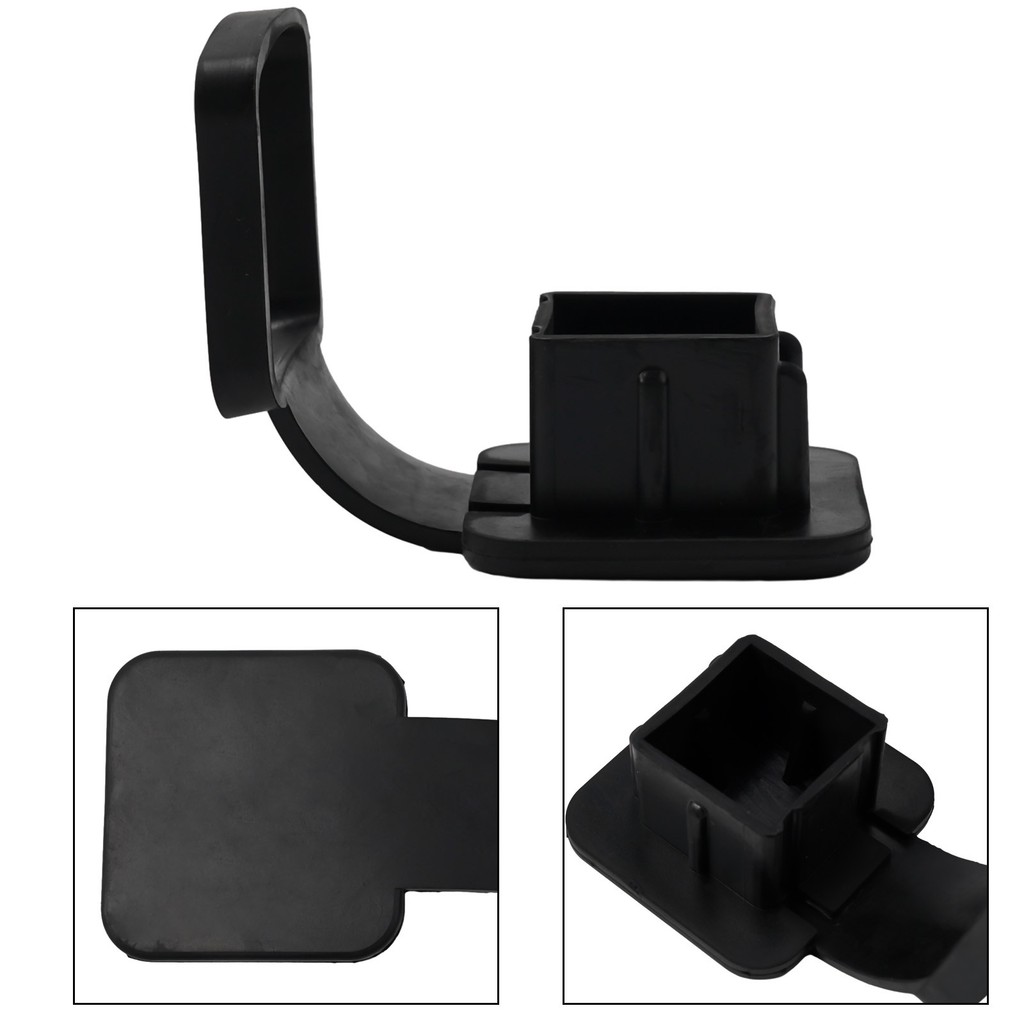 2 Inch Trailer Hitch Cover Cap Rubber Tow Hook Cover Fits 2 Inch ...