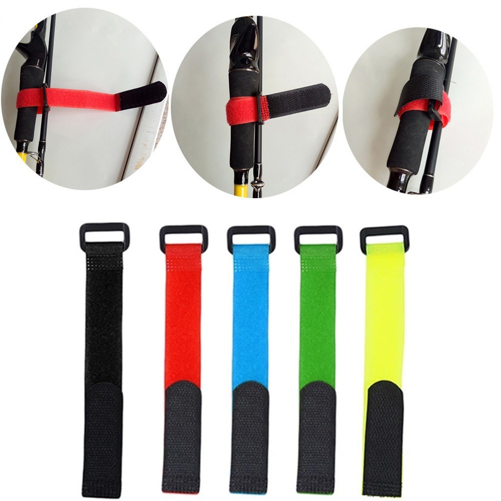 [XP]10 piece of reusable fishing rod straps lure fishing rod cable ties ...
