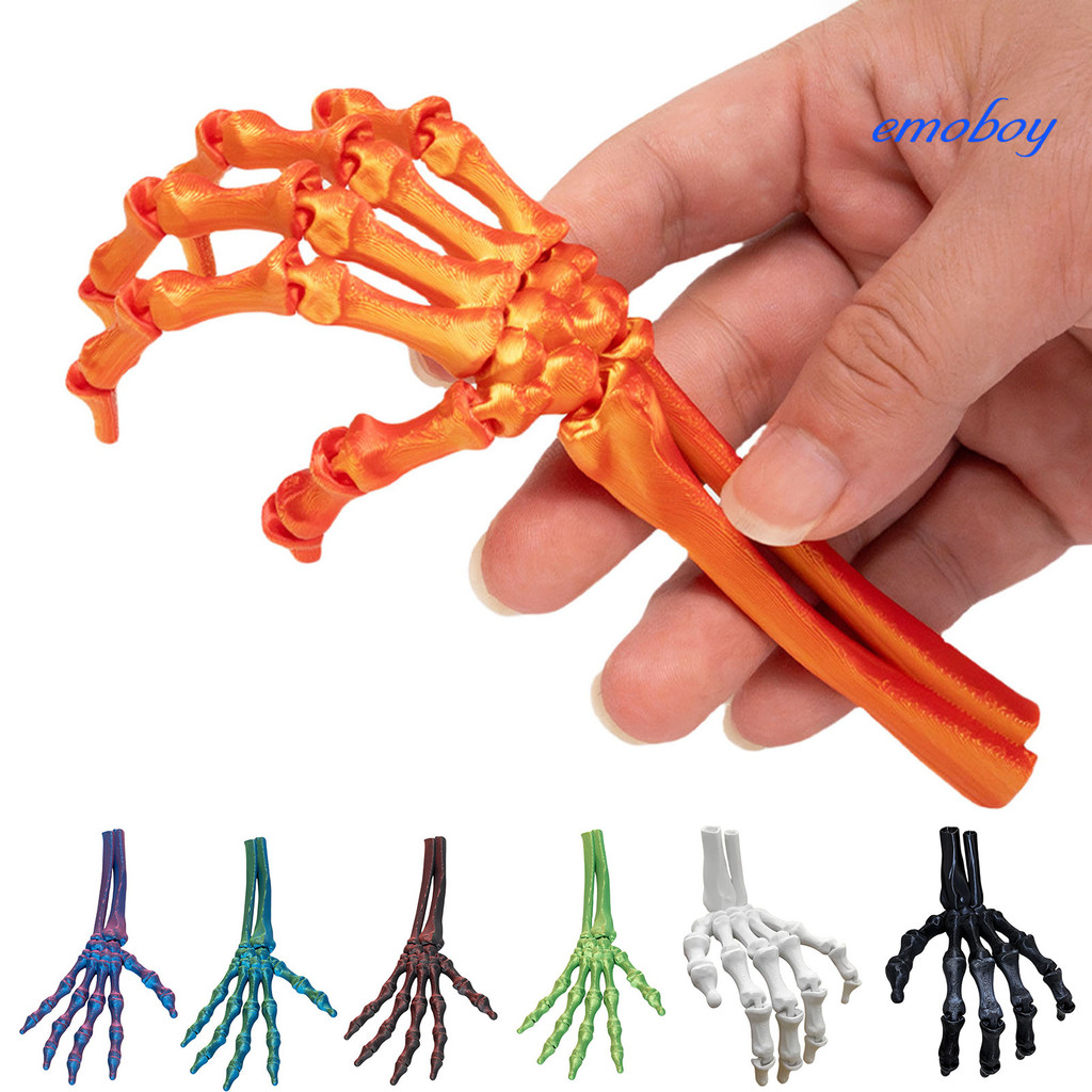 Emoboy 3D Printed Halloween Skeleton Hand Realistic Looking Widely Used ...
