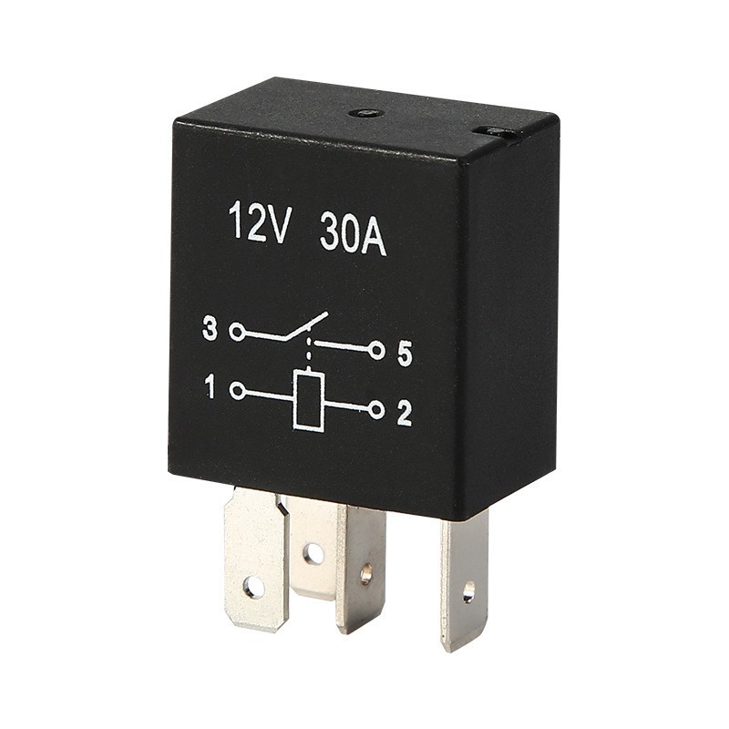 Violet Relay 12V 30A Violet Car Relay Waterproof Oil Pump 4PIN Relay ...