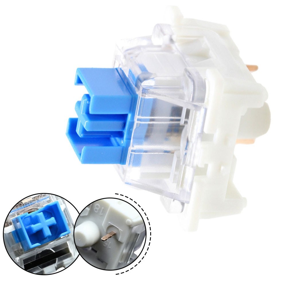 50 PCS Keyboard Switch Keyboard Clicker Key Replacement 3 Pin Tactile ...