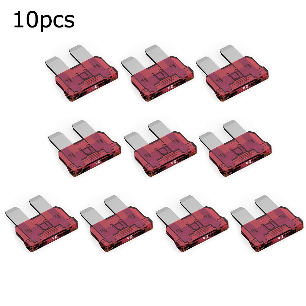 10PCS 40A ATO Car Fuse Vehicle Flat Fuse Flat Fuse Standard | Shopee ...