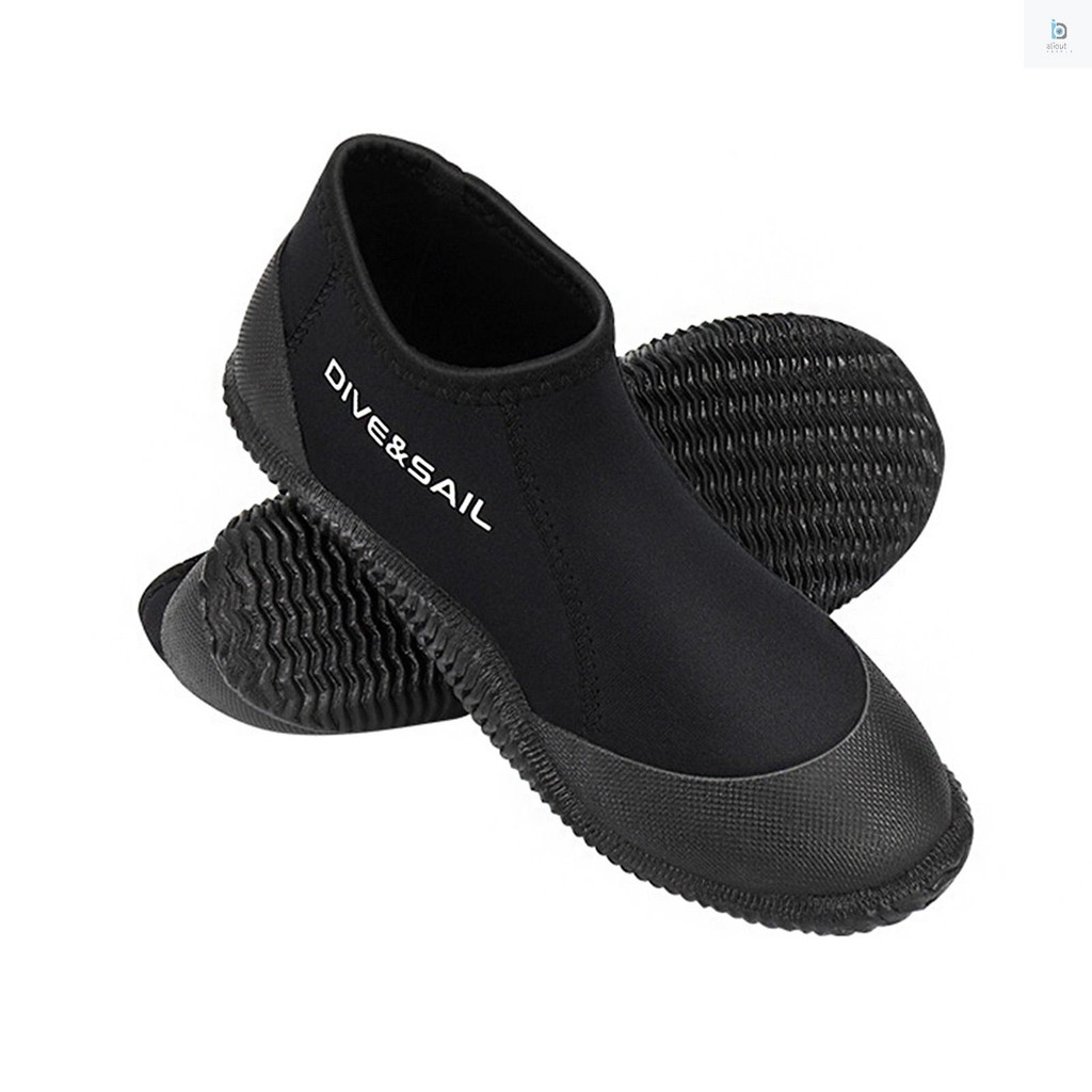 Neoprene Diving Boots 3mm Wetsuit Booties with Anti-Slip Sole for Water ...