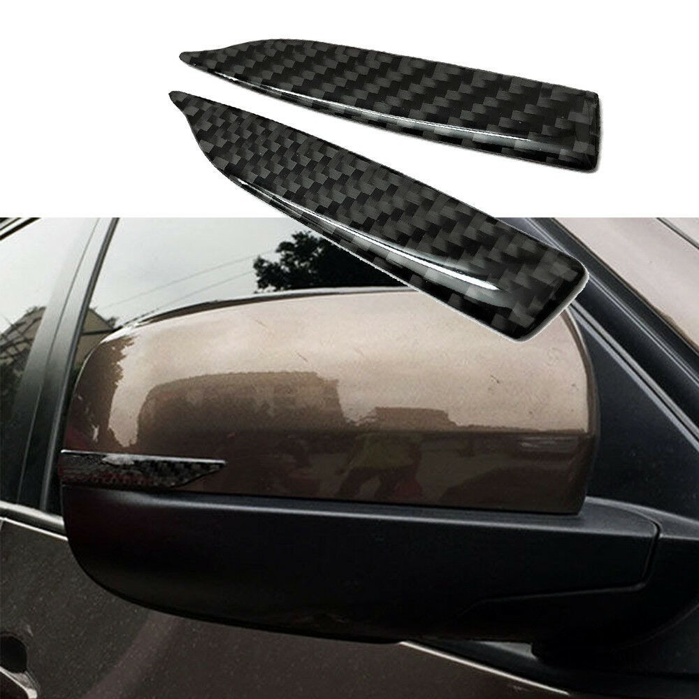 ⭐ BIG DISCOUNTS⭐ 2x Carbon Fiber Car Rearview Mirror Trim Side Mirror ...