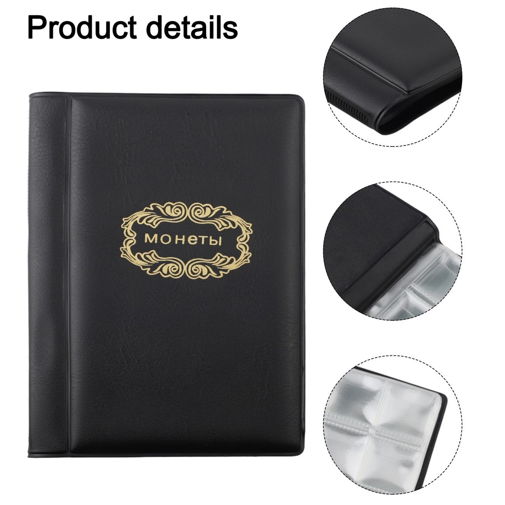 (BEST) Premium PVC Coin Collection Album - 10 for Pages for Displaying ...