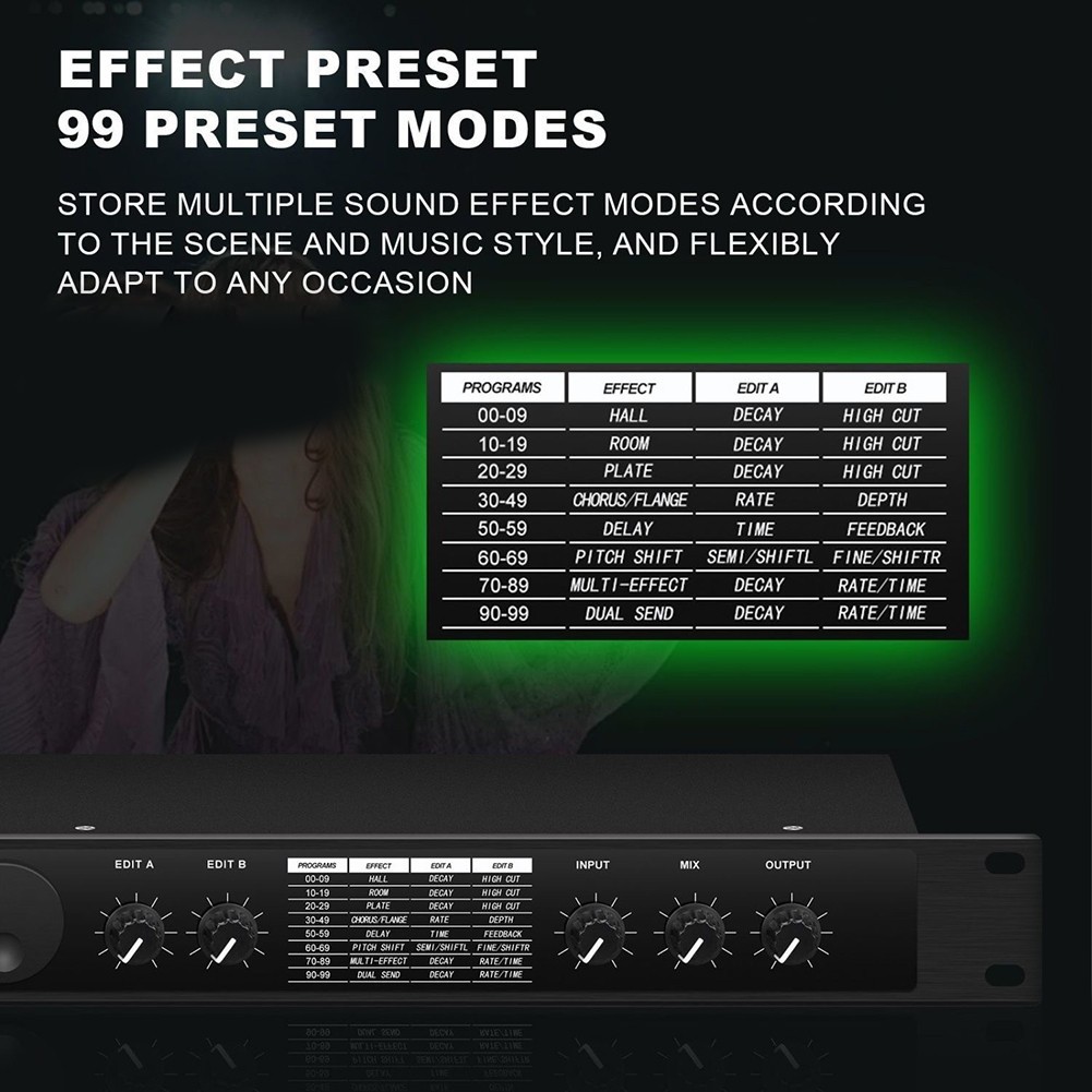 [BEST-PH] Digital Reverb Multi-effect for DSP Processor Audio Processor ...