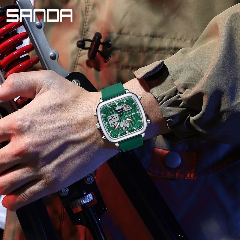 SANDA Men's Waterproof Luminous Business Watches Date Men's Wrist Watch ...