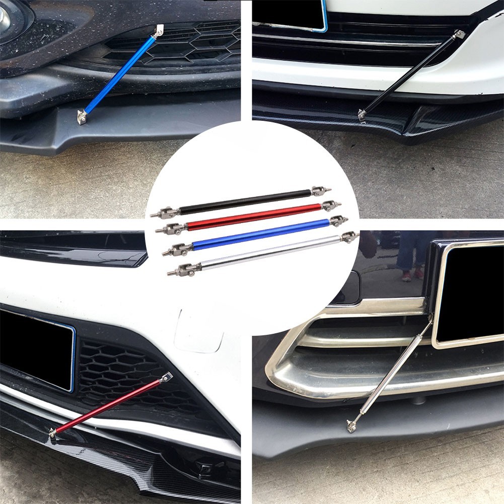 2Pcs 20cm Adjustable Car Front Bumper Lip Splitter Rod Support Bar ...