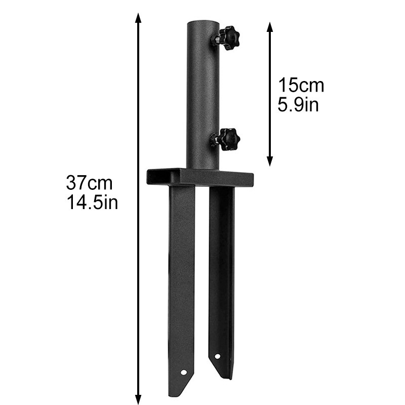 Flag Spike Ground Stake,Ground Spike Flag Pole Holder Metal Stakes for ...