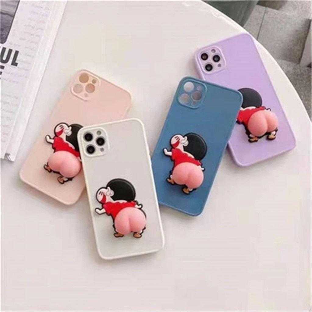 Adorable 3D Silicone Crayon Butt Sticker for Car, Enhancing Door Border ...