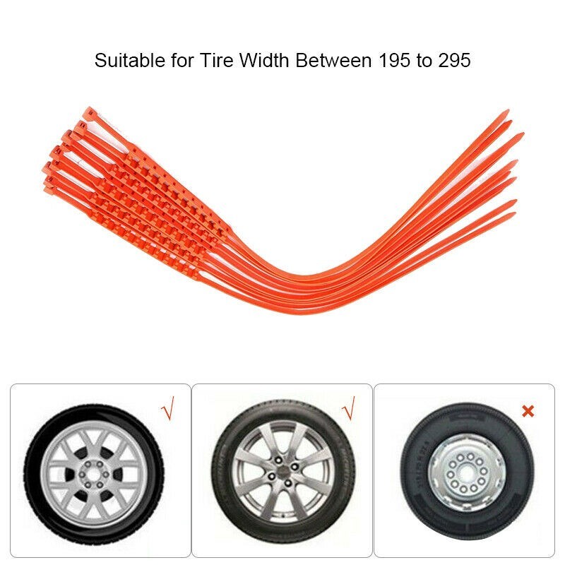 [HOT]Ready Stock 10Pcs Snow Tire Chain Anti-skid For Car Truck Wheel ...