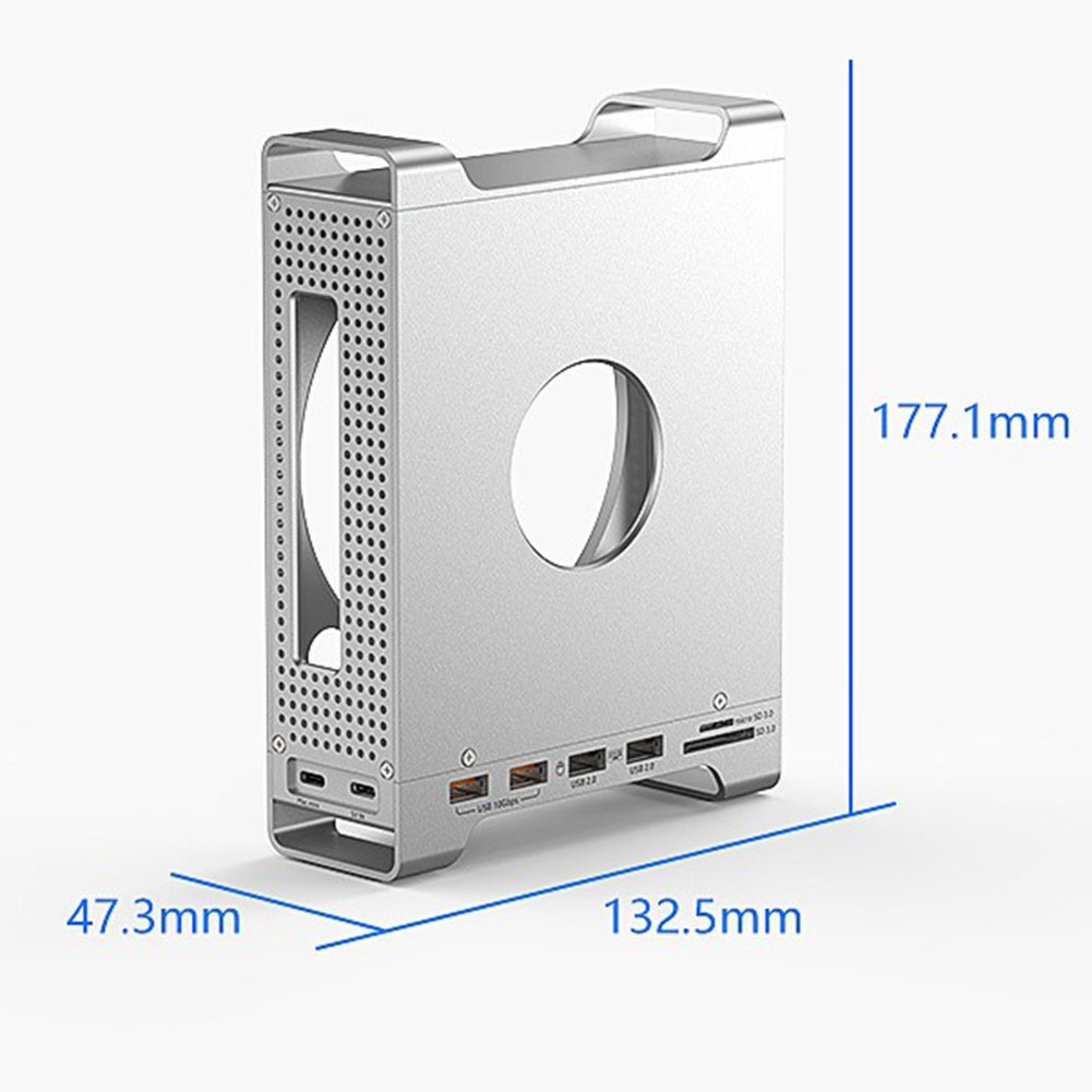 【Ready stock】3-in-1 Aluminum Dock Stand Docking Station for Mac-Mini-M4 ...