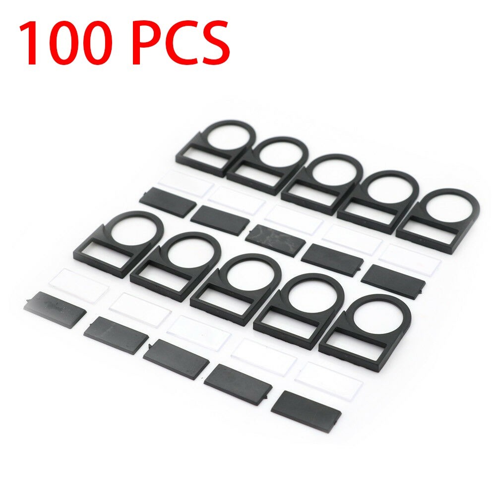 100pcs Push Button Switch Panel Label Frame Push Button Mounting Size ...
