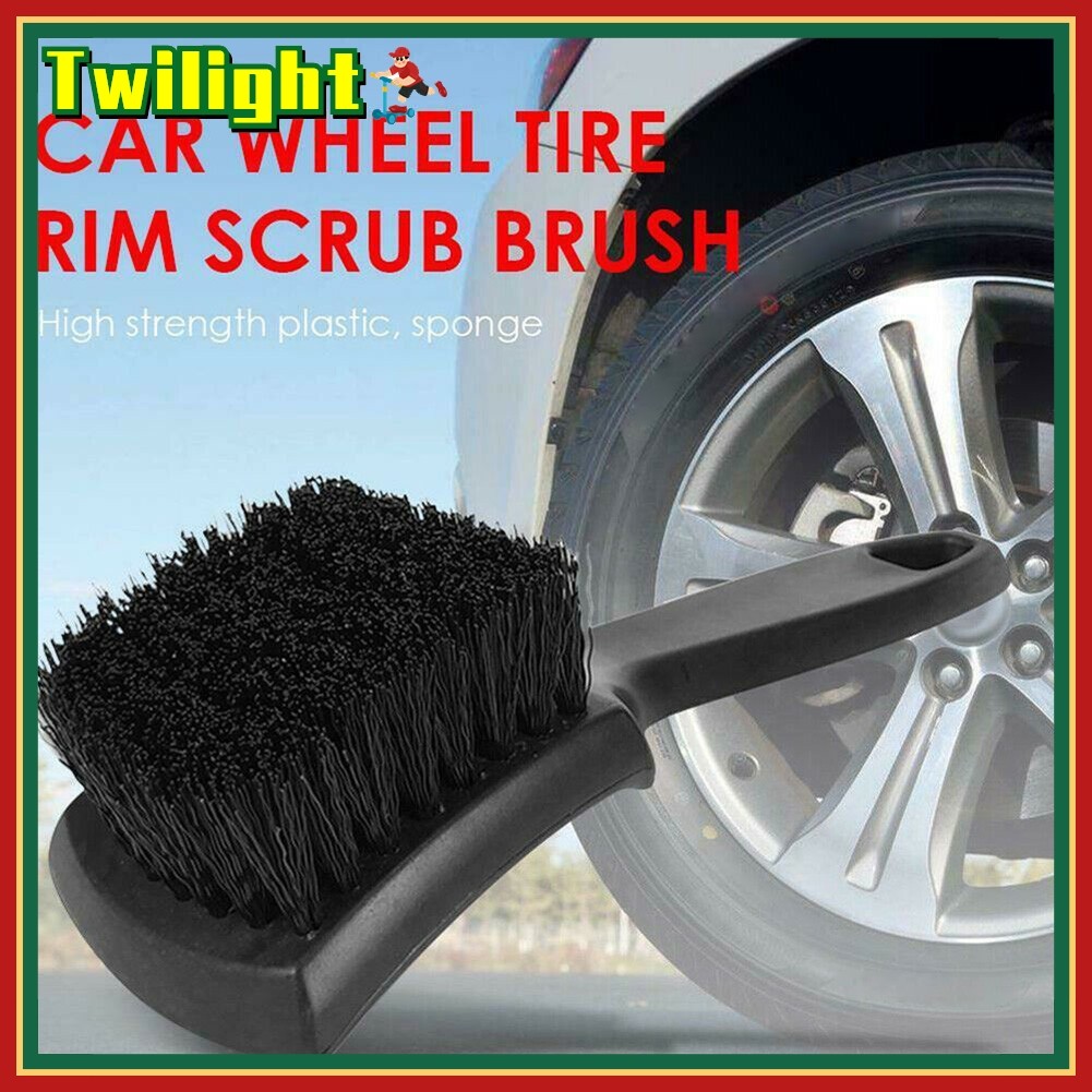 Car Wheel Tire Rim Scrub Brush Auto Detailing Brush Washing Cleaning ...