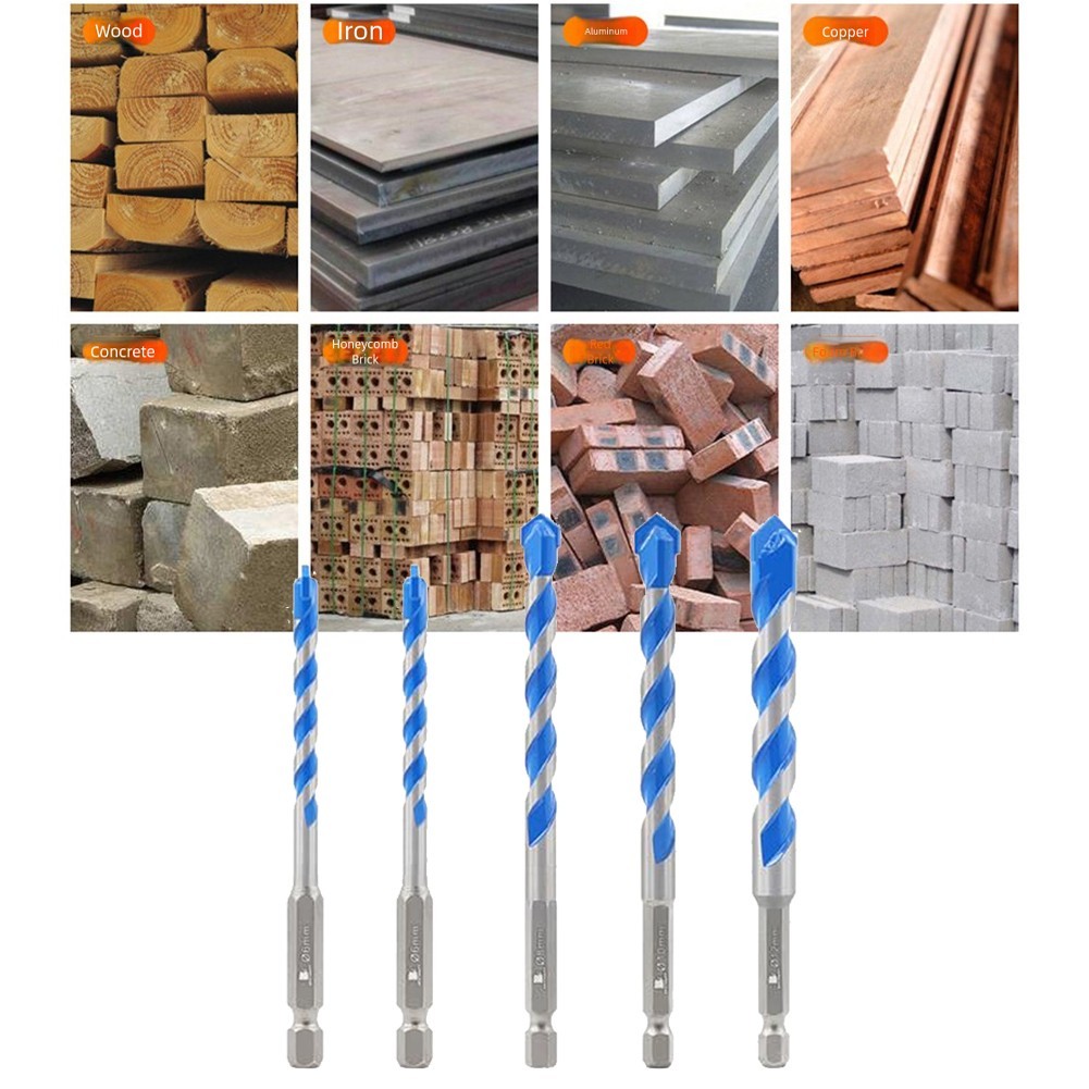 \\ACRIVEP\\5 PCS Carbide Drill Bit Set - Dry Drill Bit Set for Concrete ...