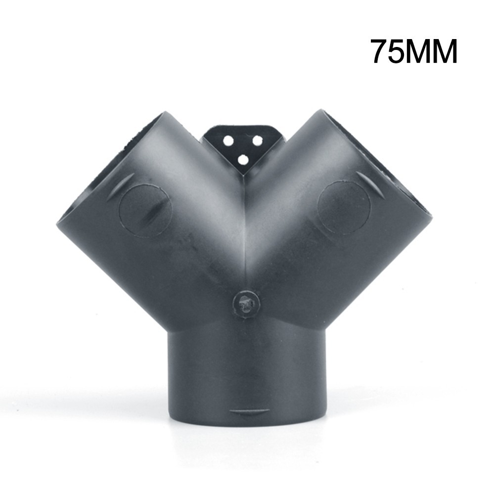 75mm Vent Duct Y Branch Pipe Outlet Exhaust Connector For Air Diesel ...