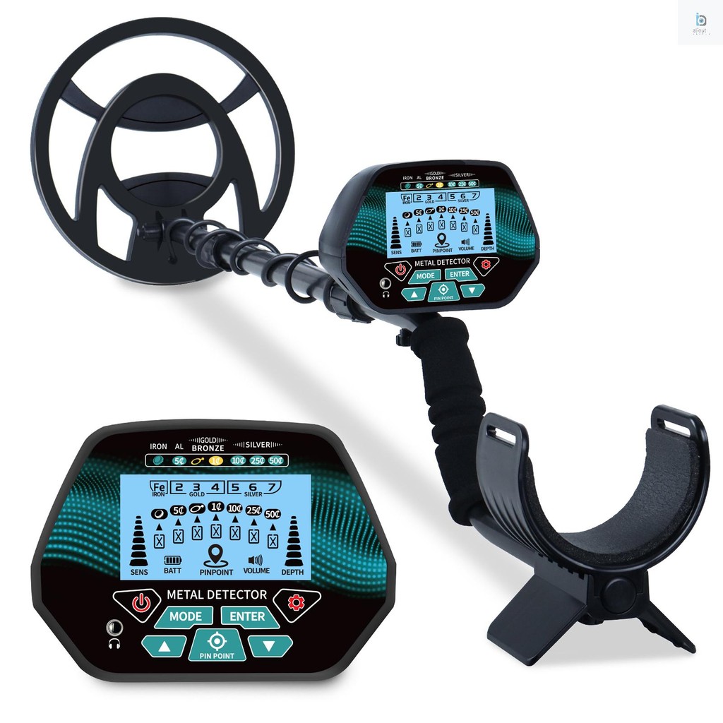 Professional Metal Detector for Adults Pinpoint Gold Detector with LCD ...