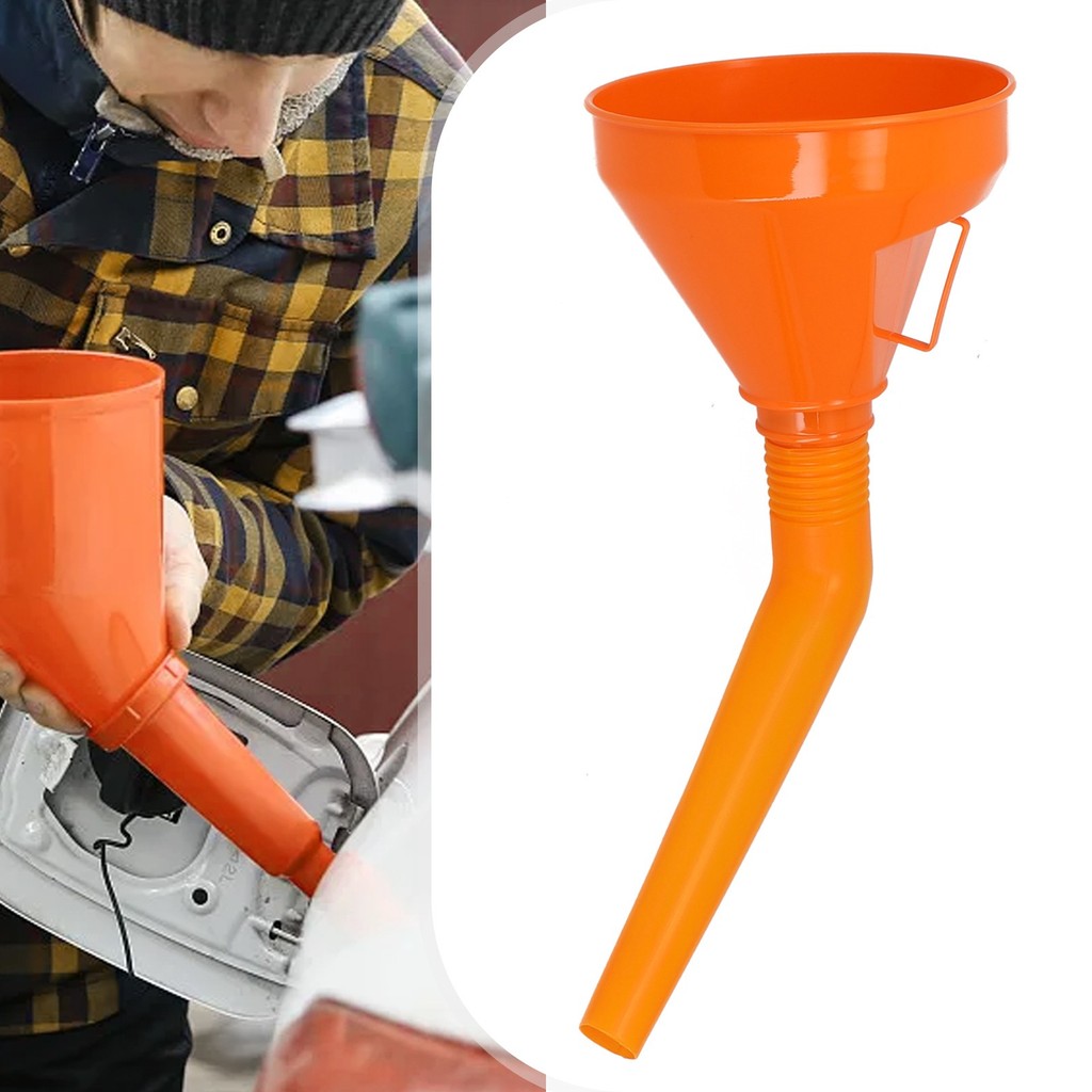 COBP. Ready Stock Orange Large Detachable Car Water Oil Funnel Diesel ...