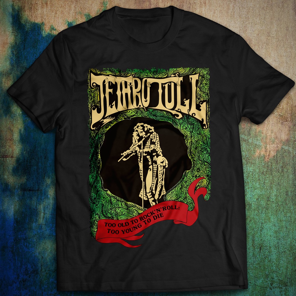 Party Live Concert Rock Music Cotton T-Shirt Jethro Tull Band Tee Ian ...