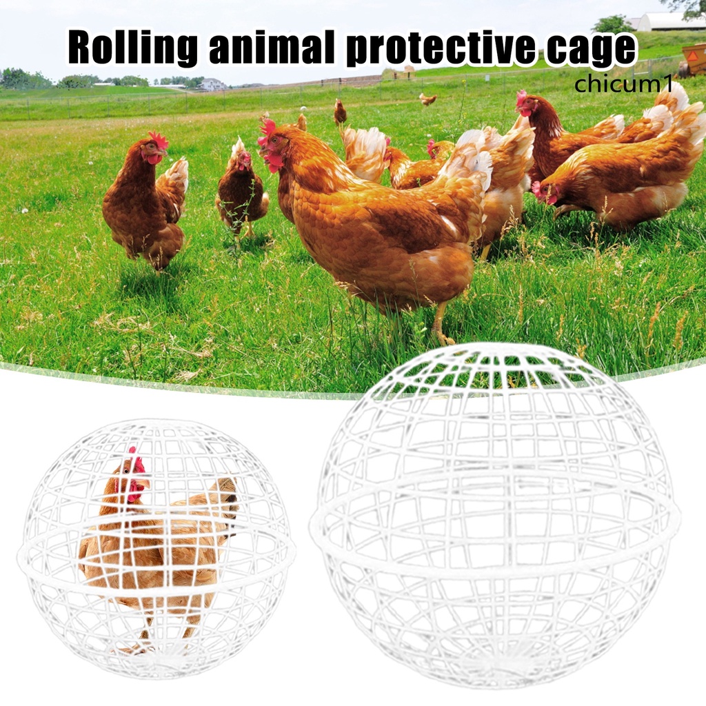 [4.4 Promotion]1/2/3Pcs Ball-Shaped Movable Chicken Coop Outdoor ...