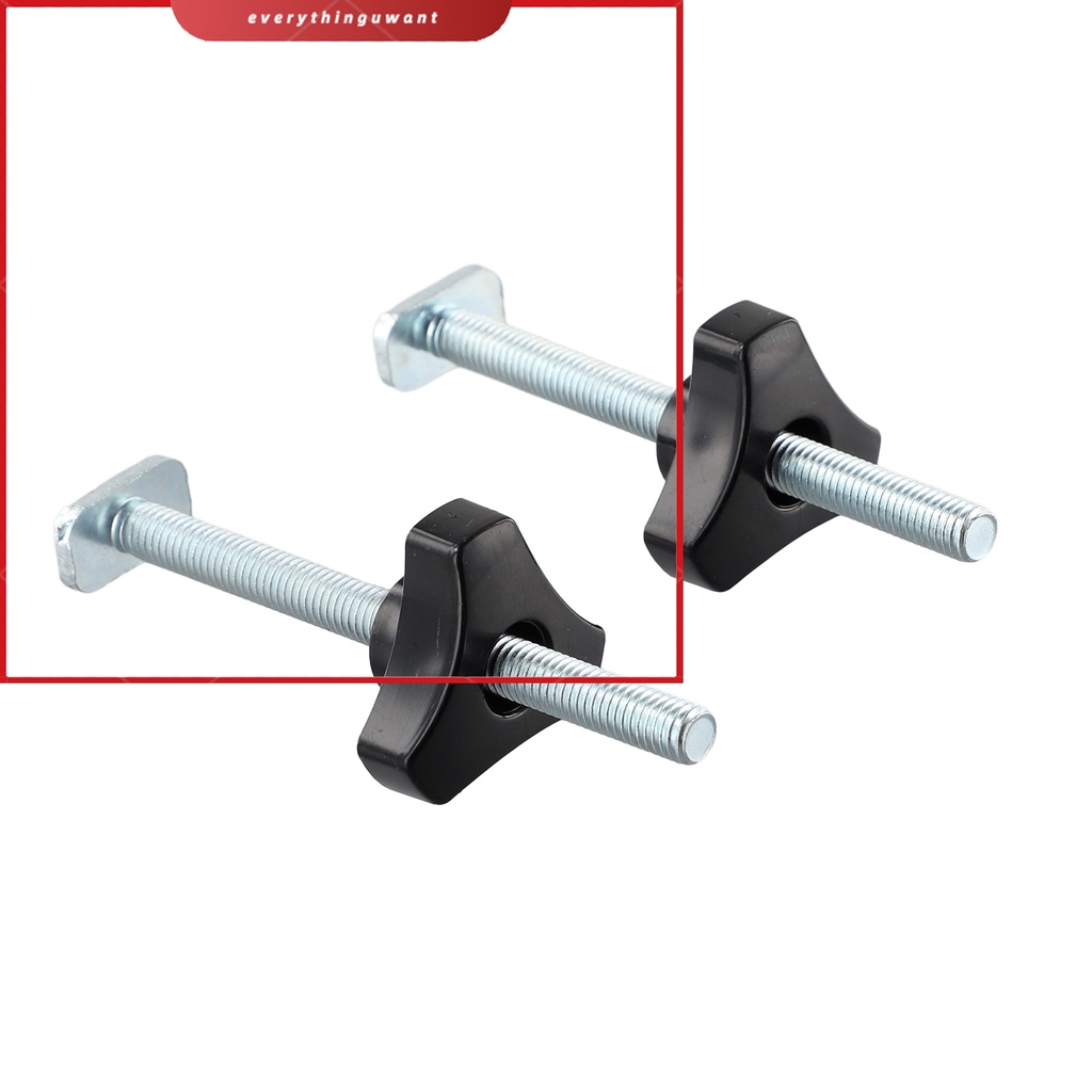 2 Sets M8 T-Track Bolts Knobs T Slot Bolts and Knobs Clamps for ...