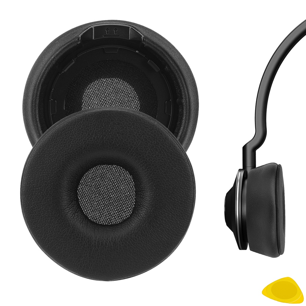 Geekria Replacement Ear Pads for Jabra Engage55/65/75 Headphones Ear ...