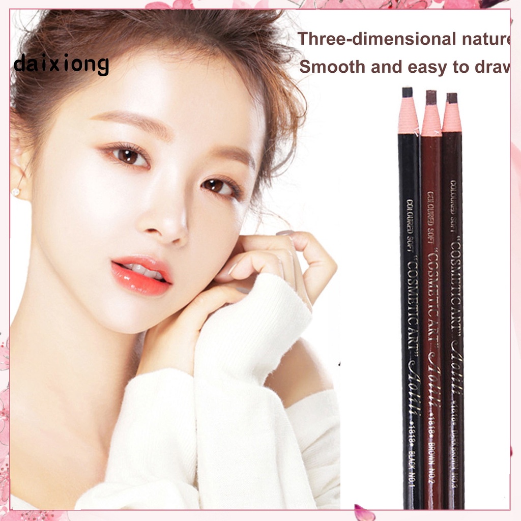 3Pcs Microblading Pencil Waterproof Peel-off Eyebrow Pencil Pull Cord ...
