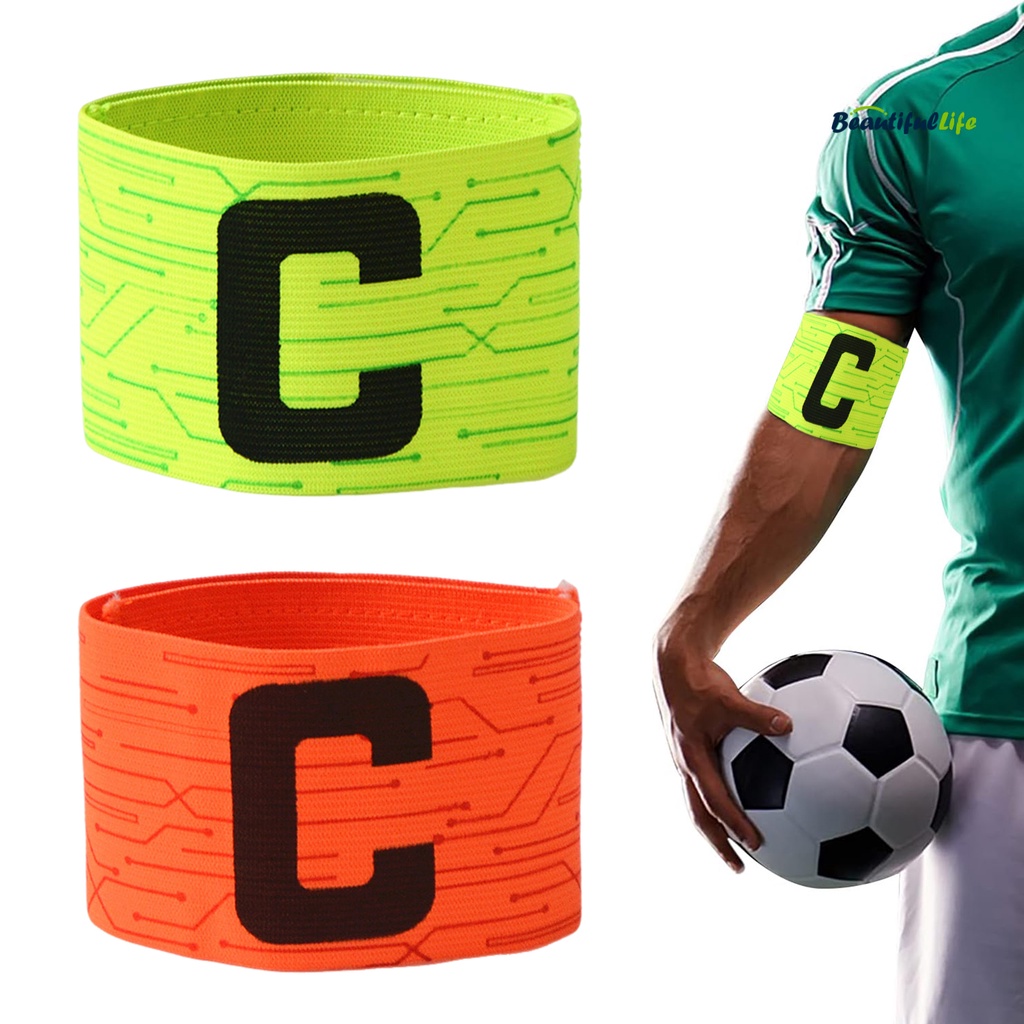 Beautifullife Soccer Captain Armband with Adjustable Fastener Tape ...