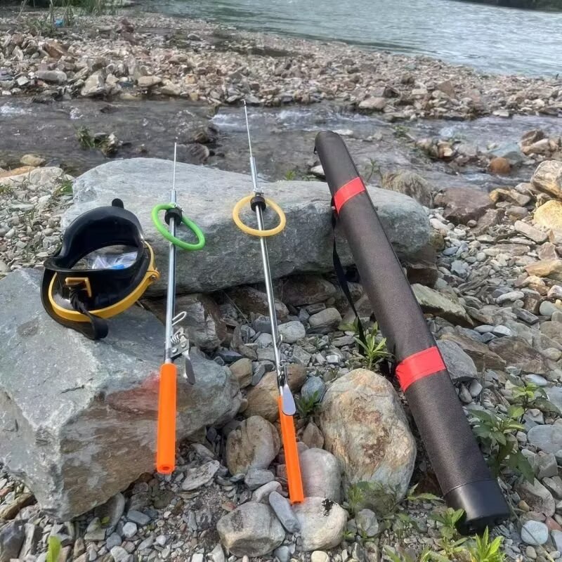 underwater Diving Fork Mask HD Tempered Glass Stainless Steel Goggles ...