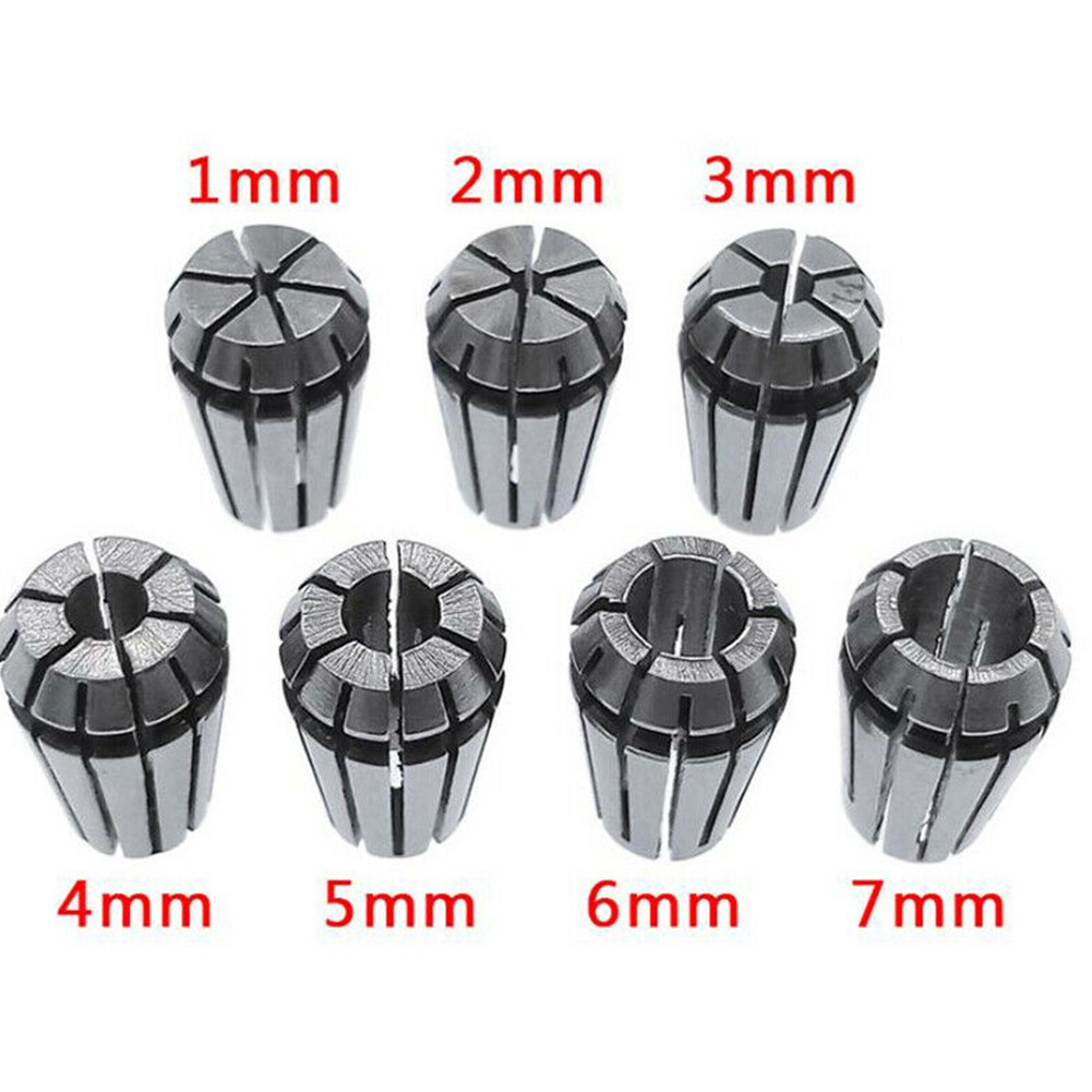 [COD]-ER11 Spring Collet Chuck Set For CNC Milling Lathe Tool Engraving ...