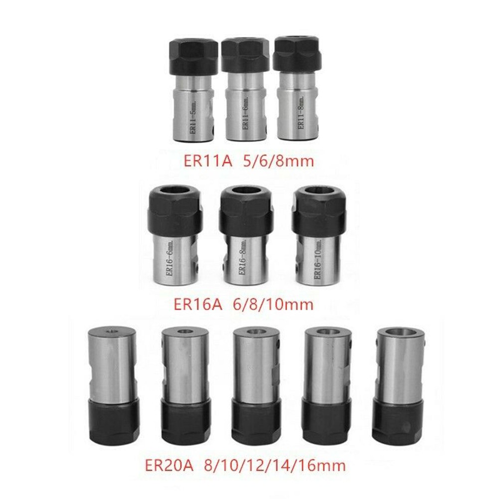 [COD]-Motor Shaft Collet Chuck ER11 ER16 ER20 A 5-16mm Extension Rod ...