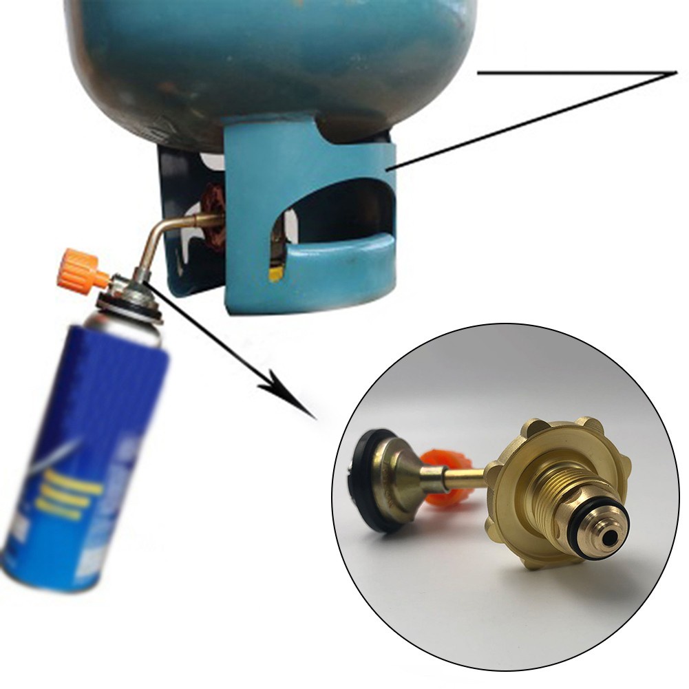 [COD]-Outdoor Camping for Gas Butane Cylinder Tank Refill Connector ...