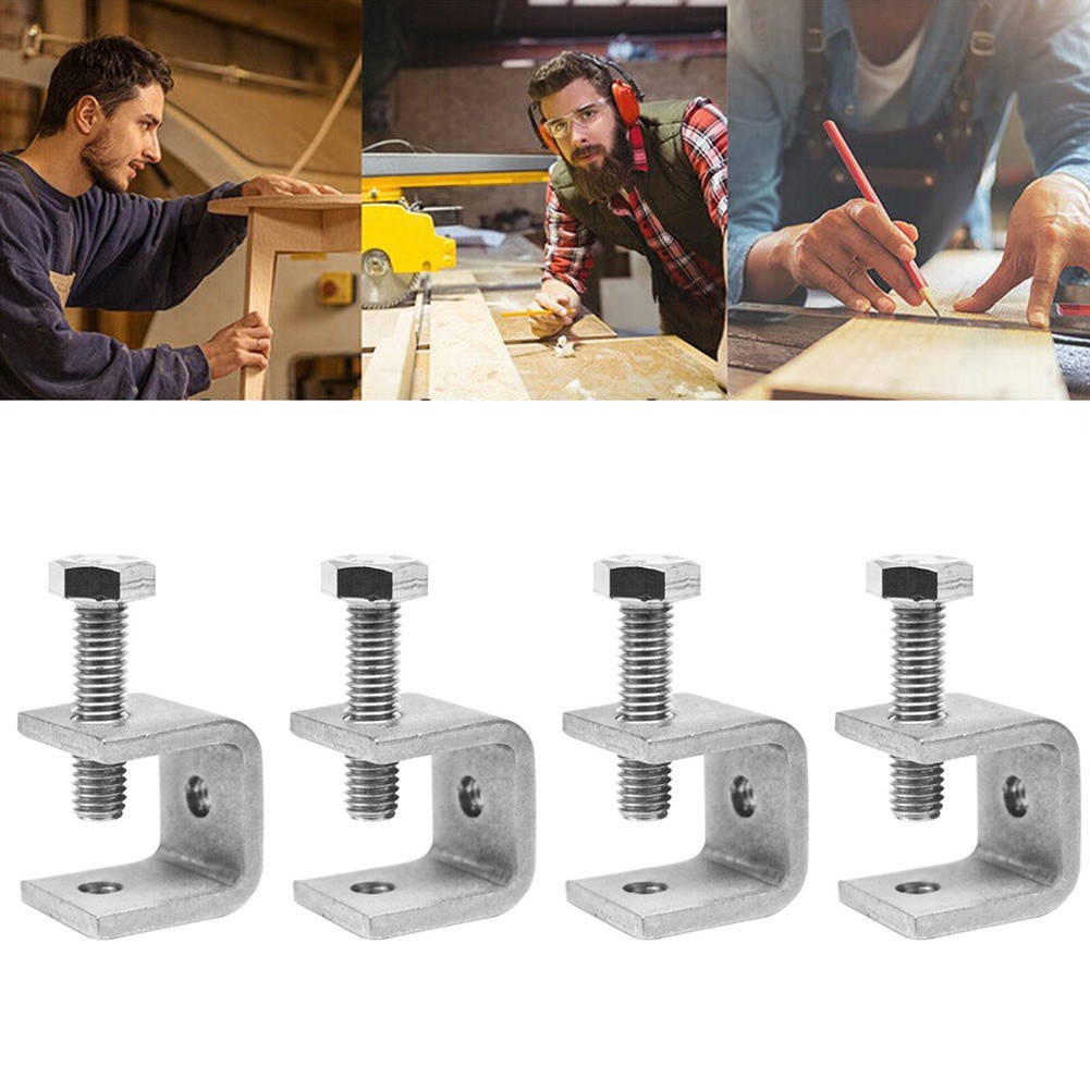 ⭐ Hot selling ⭐ /2/4X Stainless Steel C Clamps Clamp for Mounting U ...