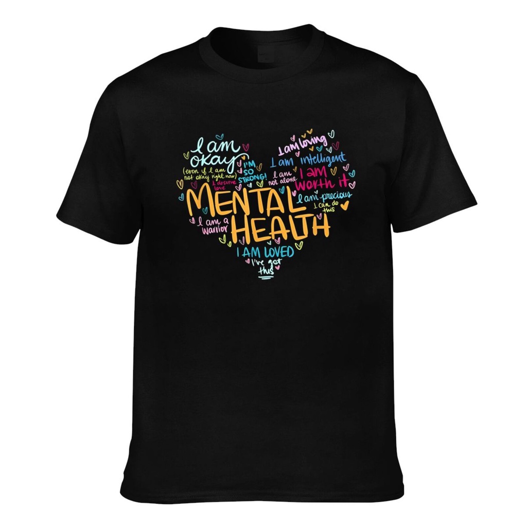 Good Quality Mental Health Awareness Depression Health Pure Cotton Men ...